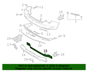 2021-2023 Hyundai Elantra Center Reinforced 86632-AB000 | OEM Parts Online