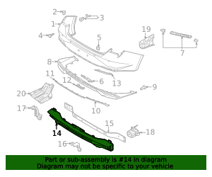 2021-2023 Hyundai Elantra Impact Bar 86631-AA200 | OEM Parts Online