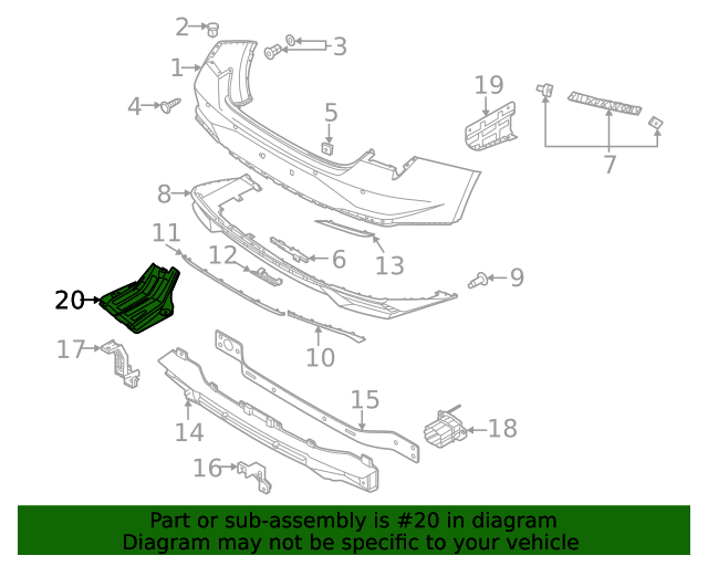 86675-BY000 - Under Cover 2021-2023 Hyundai Elantra | AutoNation Parts