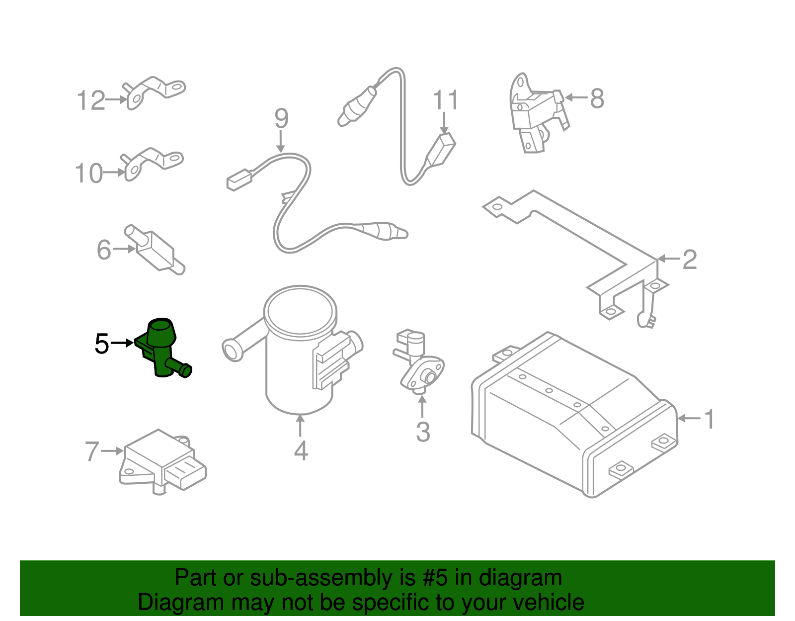 1998-2021 Nissan HVAC Heater Control Valve 14939-9E000 | Nissan Parts Plus