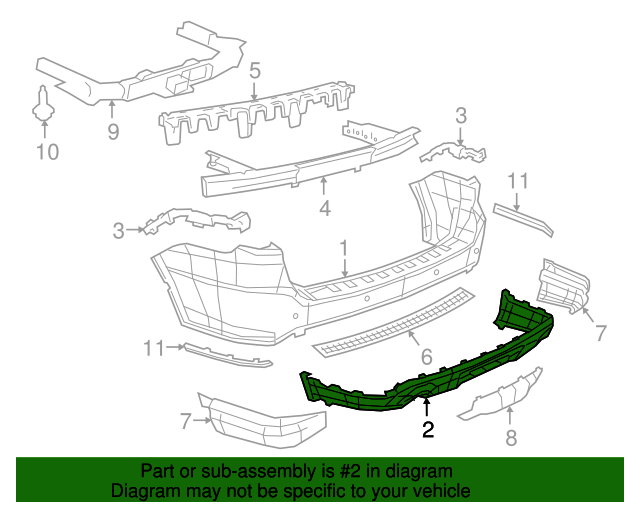 2014-2024 Dodge Durango Lower Cover 68260788AA | Mopar Parts Canada