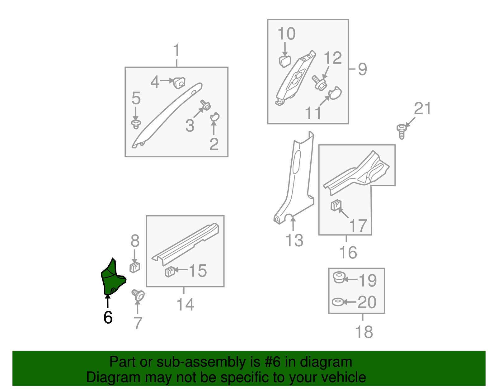 Hyundai - 85823-2L000-WK - Cowl Trim - 2009-2012 Hyundai Elantra | OEM ...