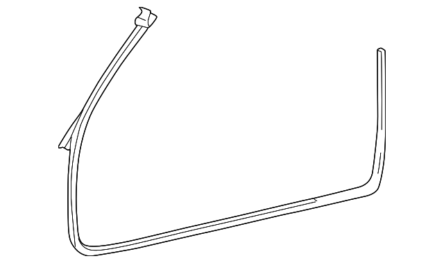 51718397376 - 1996-2002 BMW Z3 Door Weather-Strip (51-71-8-397-376 ...