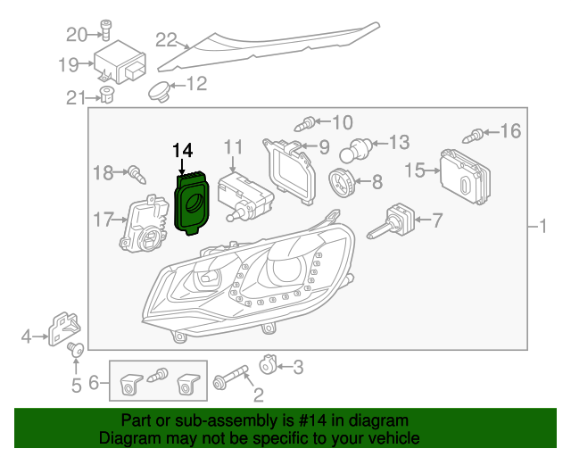 2011-2014 Volkswagen Touareg Inner Cover 7P0-941-608-B | OEM Parts Online