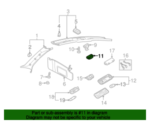443-857-563-A-DL2 - Holder Cap 2013-2017 Audi | Audi OEM Parts