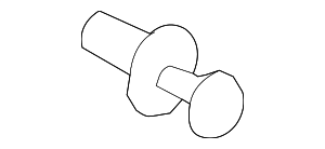 230-990-00-92-9C75 - Bumper Cover Rivet 2010-2024 Mercedes-Benz ...