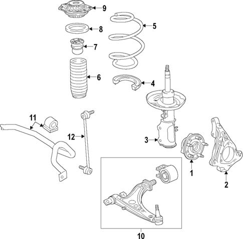 Front Suspension for 2017 Buick LaCrosse | GM Parts Center