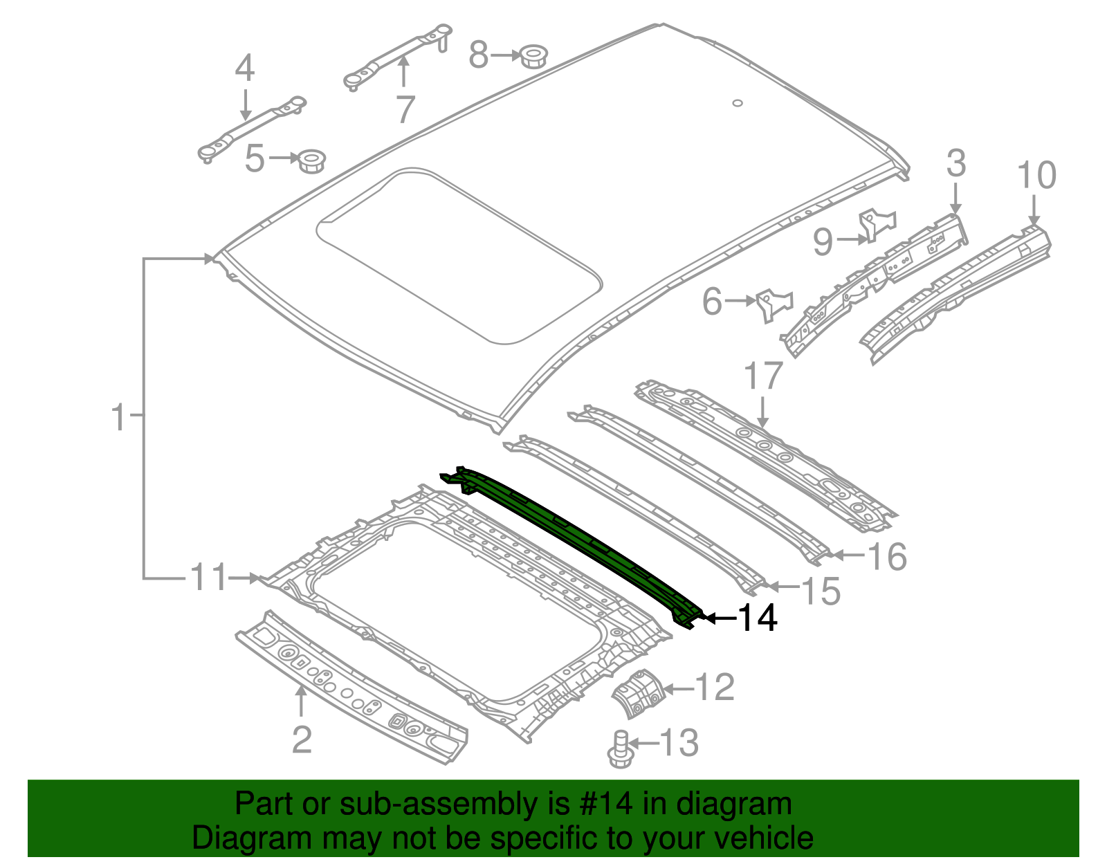 KD43-70-66Y - Reinforcement 2013-2016 Mazda CX-5 | Florida Mazda Parts