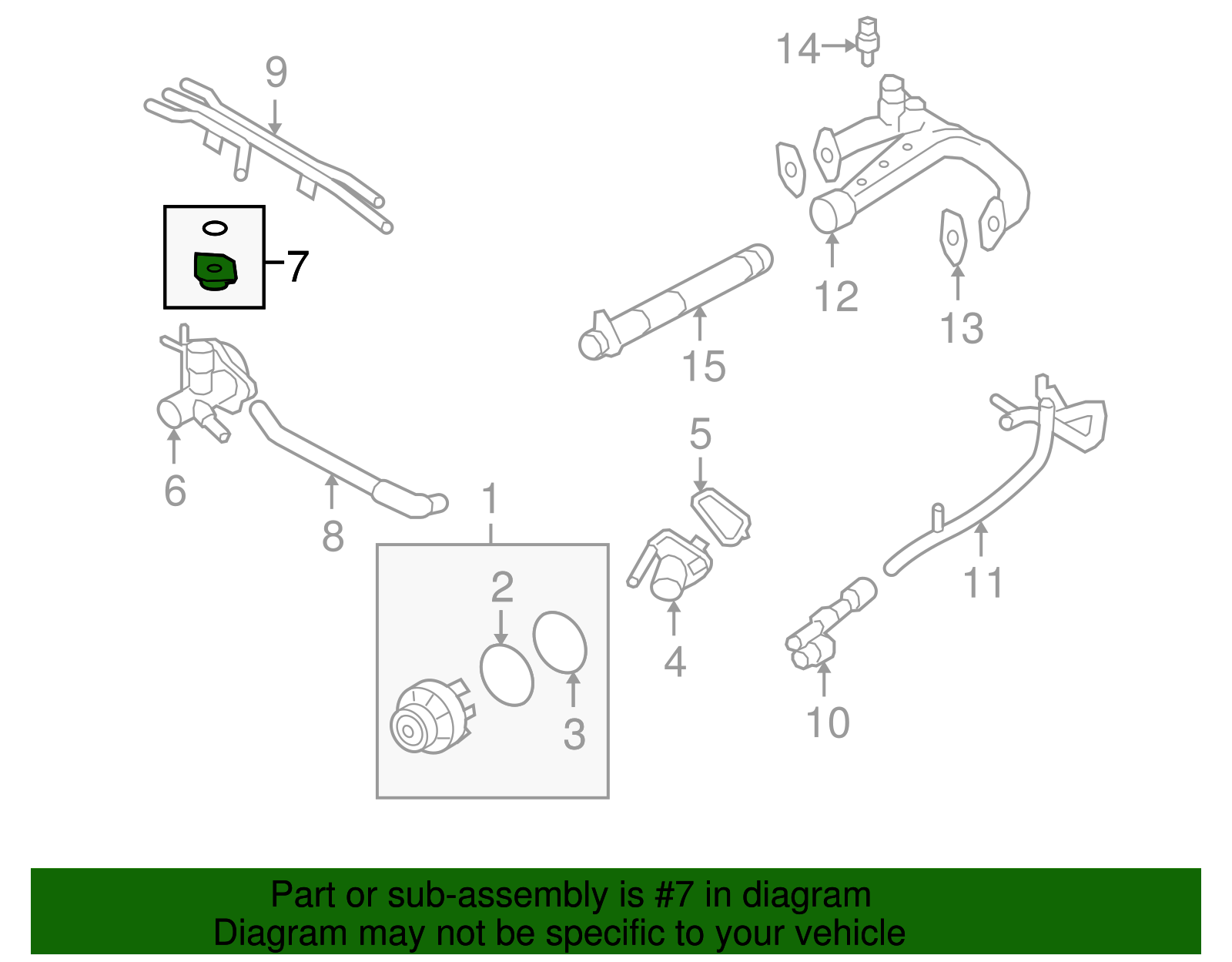 2009-2025 Nissan Cap 21430-C991A | OEM Parts Online