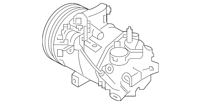 92600-6MA0A - Compressor Assembly 2018-2022 Nissan Rogue Sport | Nissan ...
