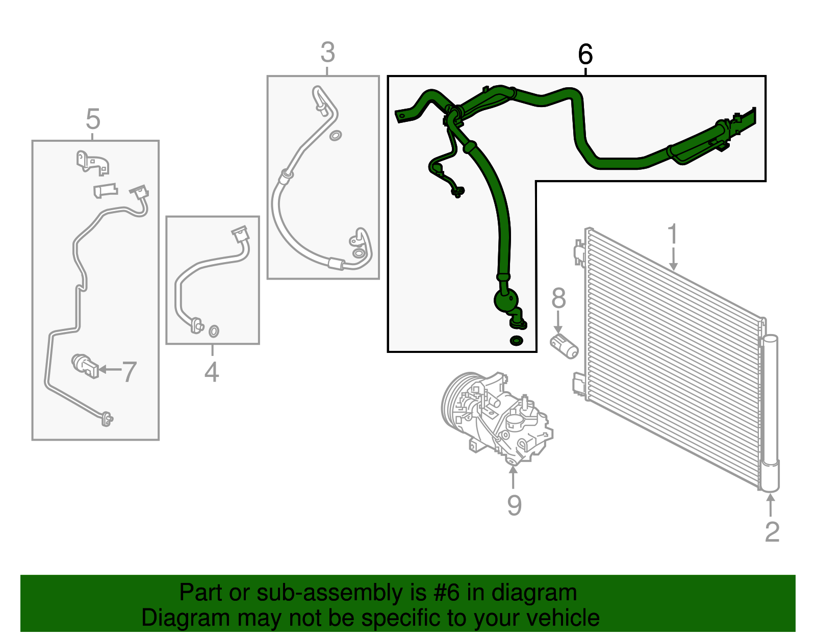 92446-6MG1A - Suction Hose 2018-2023 Nissan | Nissan Parts ...