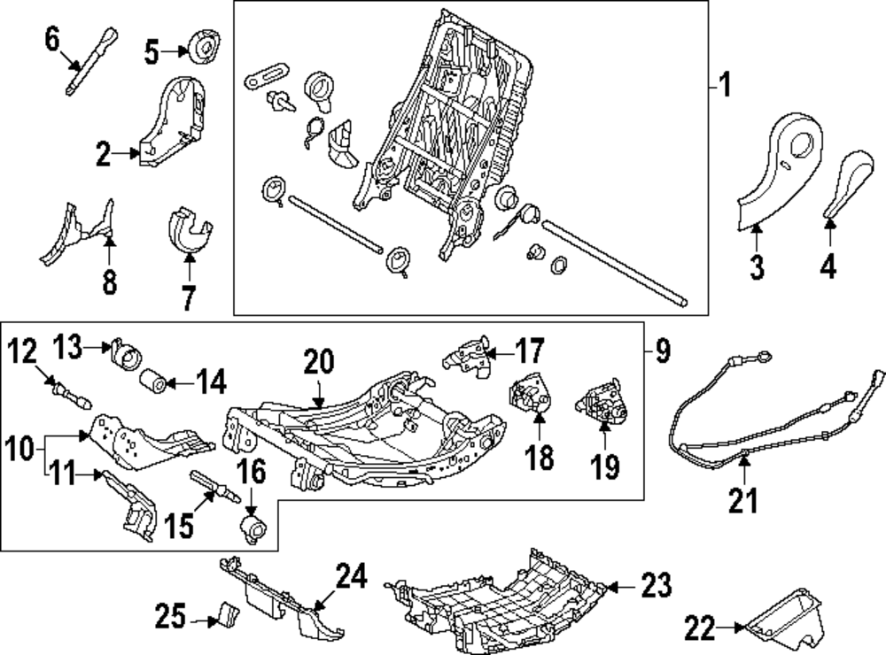 71016-0C130 - 2023-2024 Toyota Sequoia - Frame | Sparks Parts