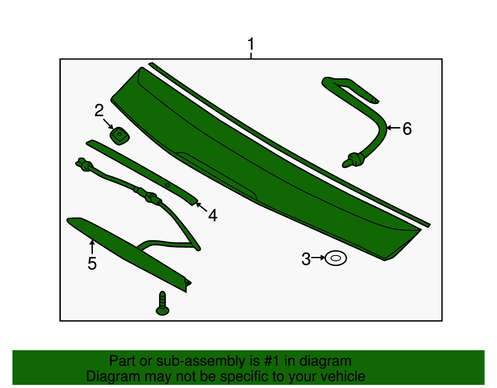Hyundai - 87210-2V000-EB - Spoiler - 2012-2017 Hyundai Veloster | OEM ...