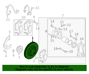 2021-2022 Genesis Rotor 51712-T1100 | OEM Parts Online