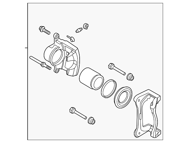 2021-2022 Genesis G80 Caliper 58180-T1A20 | OEM Parts Online