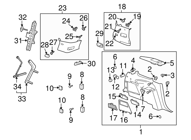 84892986 - Tie Down Hook 2007-2024 GM | Chevrolet Parts Direct
