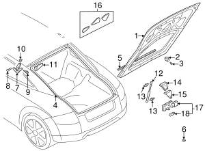2010-2019 Volkswagen Sound Absorber 000-863-890-A | QuirkParts
