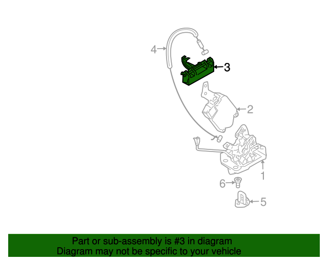 90606-8H30A - Handle 2003-2004 Nissan Murano | Nissan Parts ...