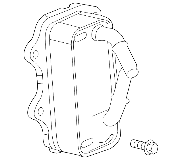 2017-2024 GM Engine Oil Cooler 12662732 GM | GMPartsDirect.com