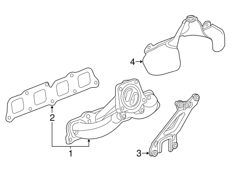 Exhaust Manifold for 2018 Chevrolet Traverse | GMPartsDirect.com