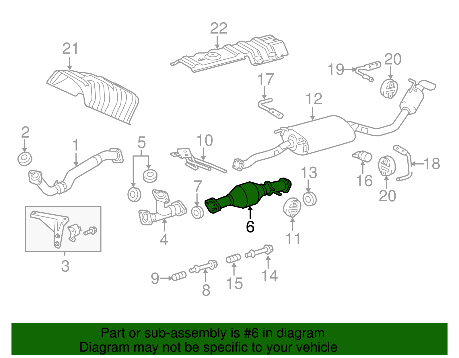 2010-2015 Lexus RX350 Catalytic Converter 17420-0P110 | LexusOfKendall