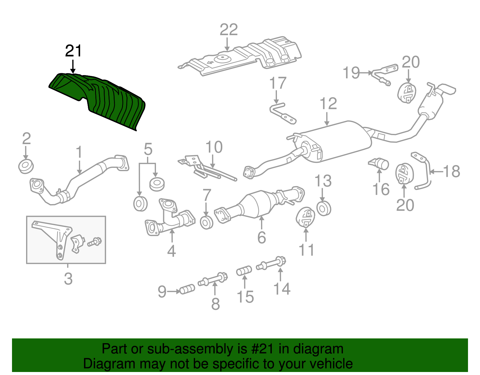 2004-2015 Lexus Heat Shield 58151-0E012 | Retail Performance Auto Parts