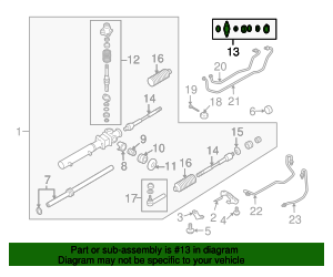 2006-2014 Subaru Repair Kit 34191XA00A | Subaru Parts Store