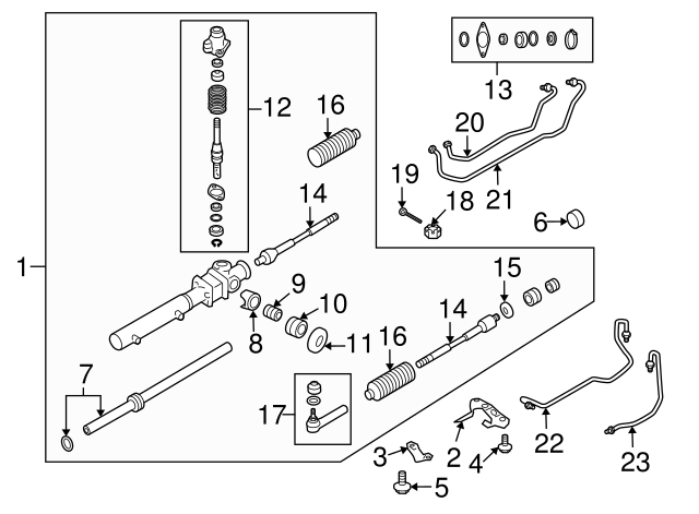 34132XA00A - Sleeve - 2006-2014 Subaru | Subaru Parts Guys