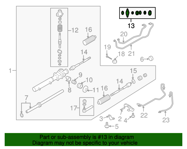 2006-2014 Subaru Repair Kit 34191XA00A | Subaru Parts Store