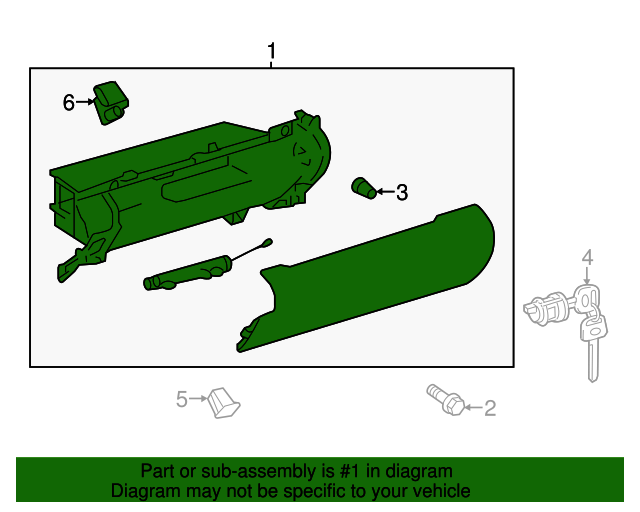 55303-06400-A0 - Glove Box - 2012-2014 Toyota Camry | OEM Genuine ...
