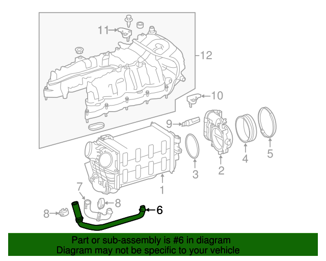 278-200-06-51 - Coolant Hose 2011-2019 Mercedes-Benz | Mercedes-Benz ...