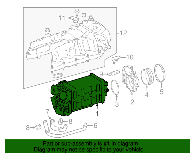 2011-2020 Mercedes-Benz Inter-Cooler 278-090-04-14 | MB OEM Parts