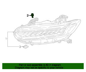 2016-2024 Honda Headlamp Assembly Bolt 90106-TK4-A00 | Honda Factory Parts