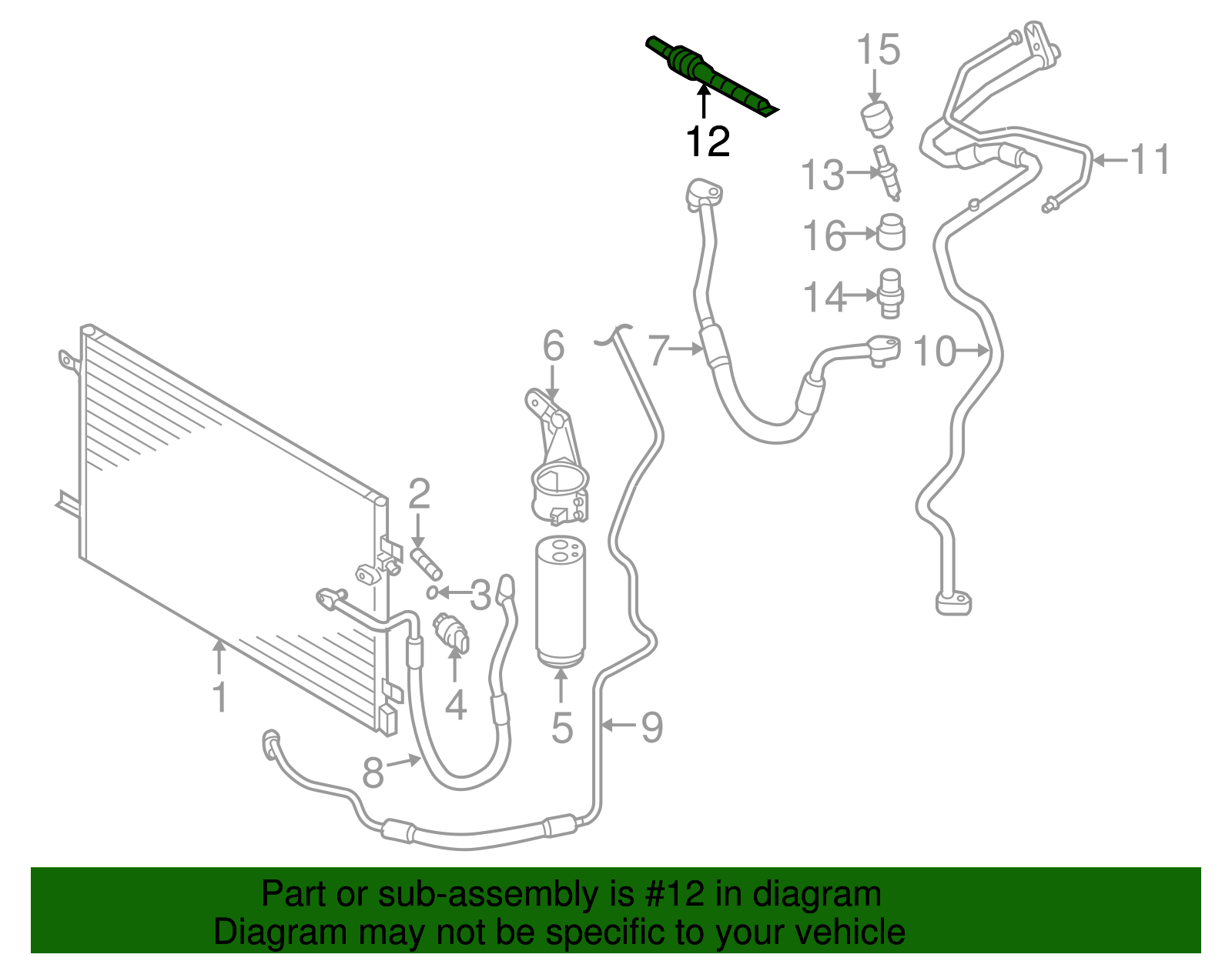 2002-2015 Audi A/C Orifice Tube 8E0-820-177-A | Retail Performance Auto ...