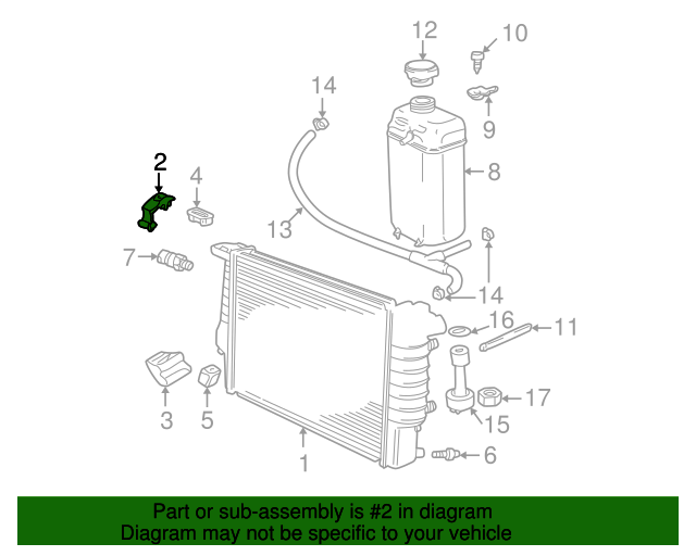 Genuine BMW 17-11-1-740-315 | Radiator Upper Bracket | FREE Shipping on ...