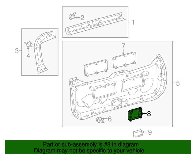 2015-2017 Toyota Prius V Lower Cover 67754-47010-B1 | Toyota Parts Center