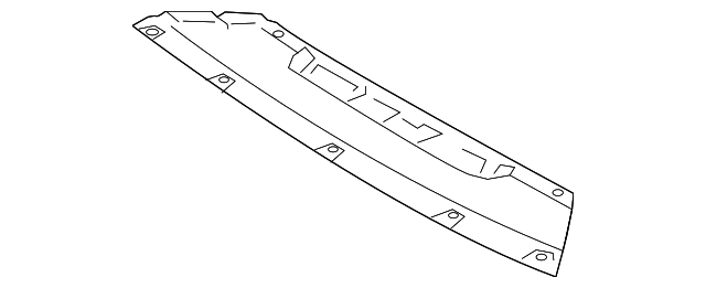 2018-2019 Hyundai Sonata Bumper Splash Shield 86697-E6700 | QuirkParts