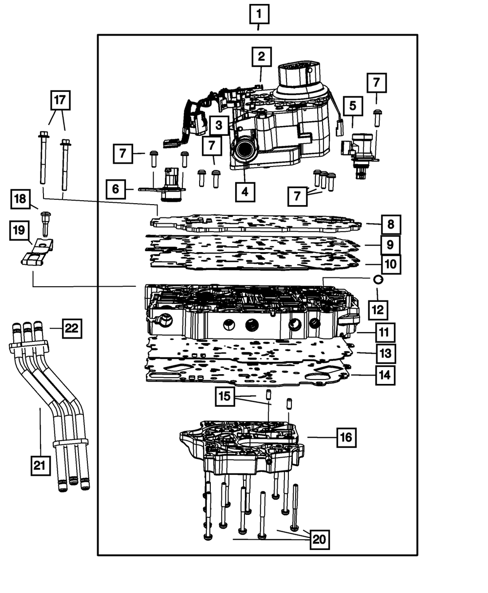 2014-2021 Ram Complete Valve Body, Remanufactured R8454655AA | Mopar eStore
