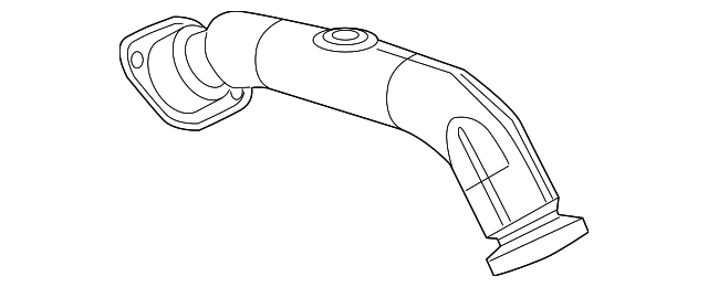 2006-2009 GM Exhaust Crossover Pipe 12597679 GM | GMPartsDirect.com