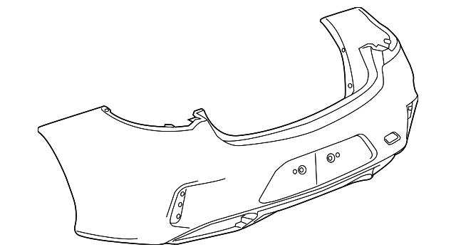 2018-2020 Buick Regal Sportback Rear Bumper Fascia 39211023 ...