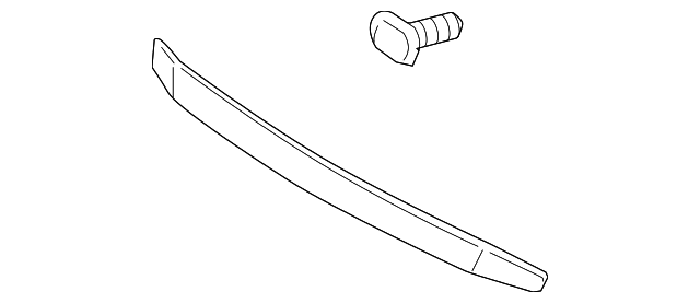 2005-2010 Toyota Avalon Hood Molding (Front) 75770-AC010 | Toyota OEM ...