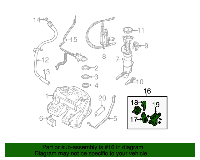 WTG500040 - Valve Assembly 2003-2012 Land Rover | AutoNationParts.com