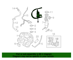 Genuine Fuel Sender Unit for 2010-2012 Land Rover Range Rover | Land ...
