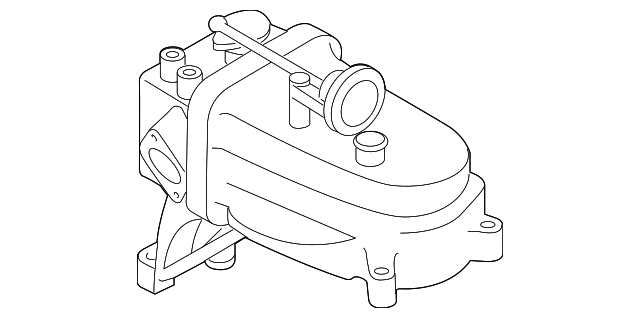 2010-2012 Audi Q7 Egr Cooler 059-131-515-FA | Audi USA Parts