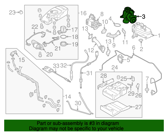 2009-2012 Audi Q7 Egr Valve 059-131-502-G | OEM Parts Online
