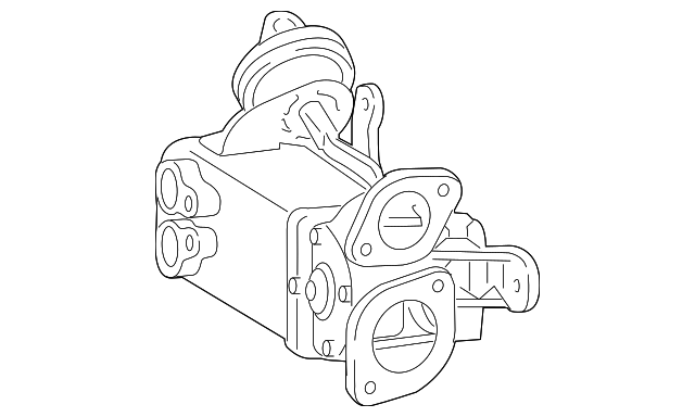 059-131-515-FA - Exhaust Gas Re-Circulation (Egr) Cooler 2010-2012 Audi ...