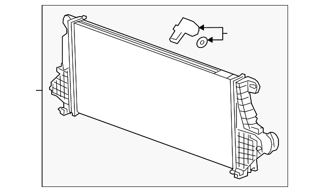 2016-2024 Chevrolet Malibu Charge Air Cooler 85525374 GM ...