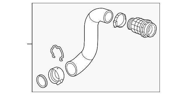 2016-2024 Chevrolet Malibu Turbocharger Intercooler Hose 84335762 | GM ...