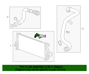 2016-2024 GM Multi Purpose Pressure Sensor 12650598 GM | GMPartsDirect.com