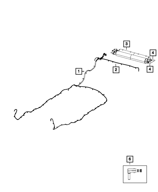 2019-2022 Ram 1500 Air Line Assembly 68306955AD | My Mopar Parts